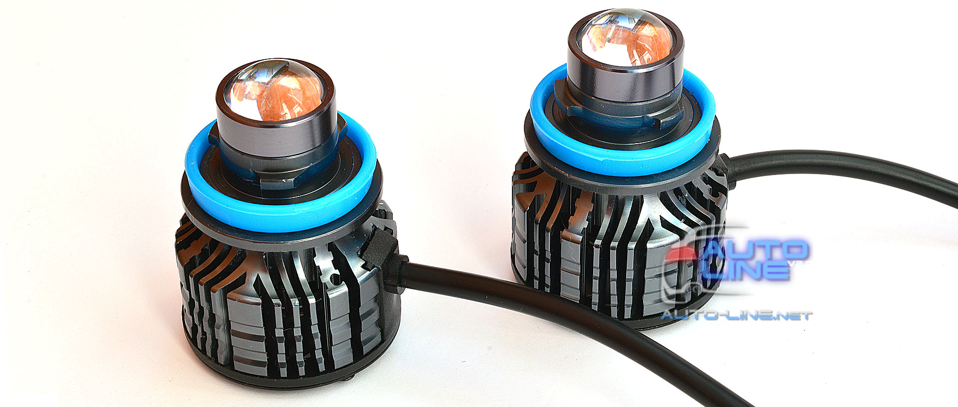 Мінілінзи H11 LED лазерні протитуманні (3000К, жовте світло) LED Mini ...